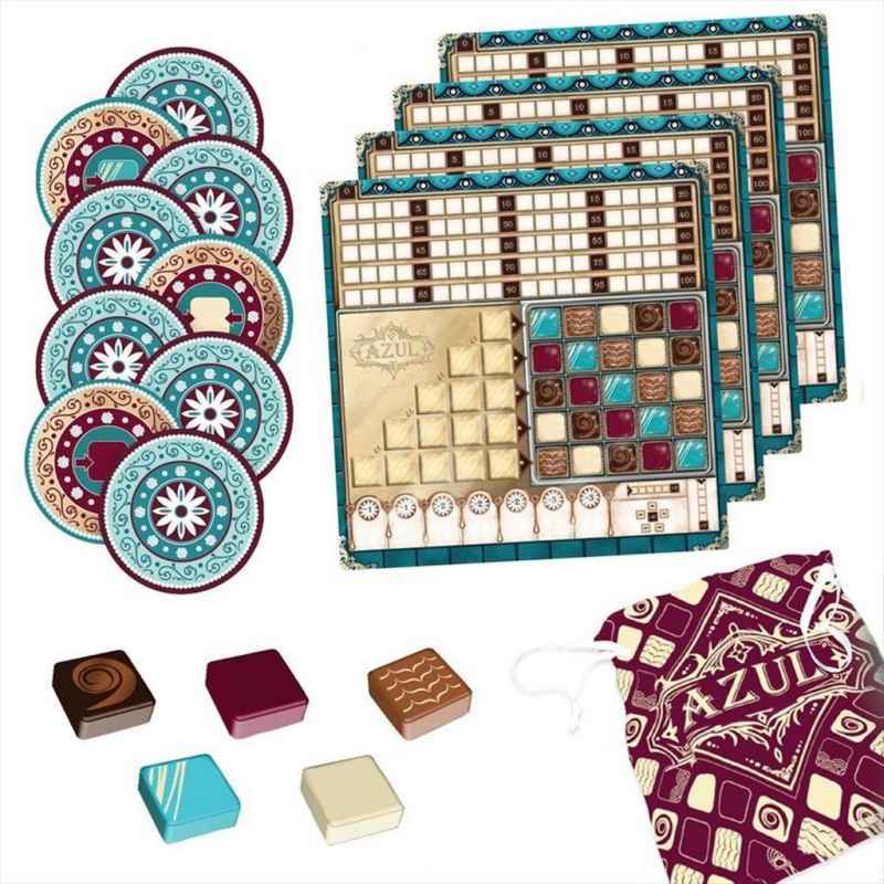 Jual Azul Chocolate Factory Plan B Game Board Blue Orange Game Original ...