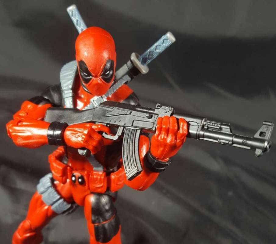 Promo 1/12 KITBASH VALAVERSE AK47 RIOT WEAPON ACC MARVEL LEGENDS MEZCO ...