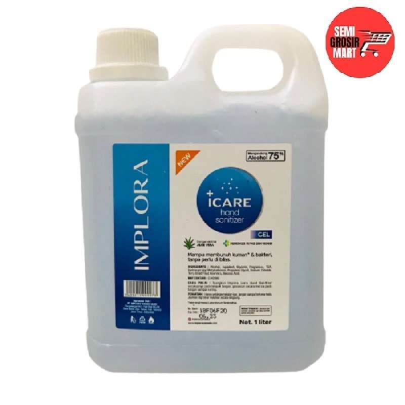 Jual Implora iCare Hand Sanitizer Gel 1 Liter di Seller SEMI GROSIR ...