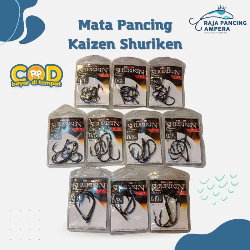 Jual Mata Pancing Kaizen Shuriken - 0/1 Di Seller Raja Pancing Ampera ...