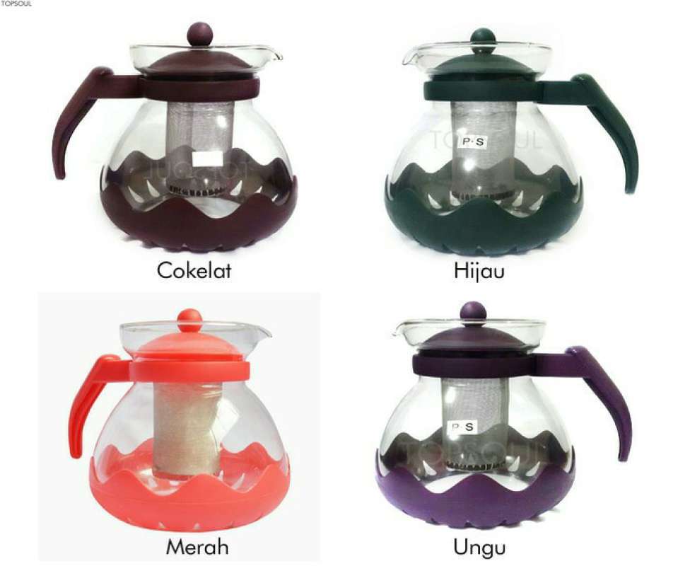 Promo TEKO TEH/TEA POT AURORA 1500 ML/TEKO SARINGAN TEH.VIA GOJEK ...