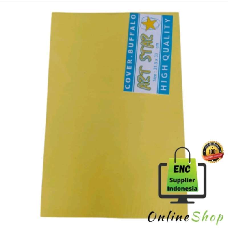 Jual Art Star 100 Lembar Kertas Cover Jilid Buffalo F4 150 Gram Sampul ...