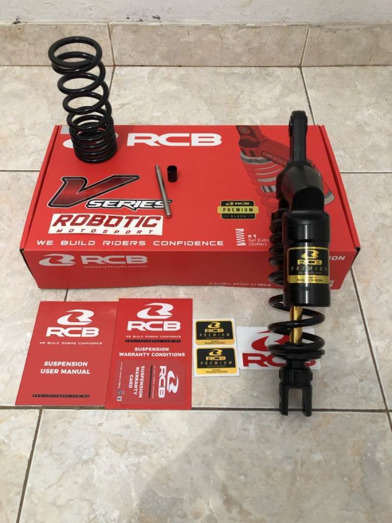 Jual Stok Terbatas Shock Rcb Vs Series Black Matic Honda Yamaha Terbaru ...
