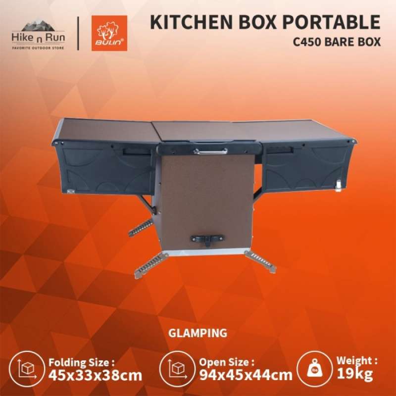 Promo Meja Dapur Lipat Bulin Kitchen Portable Bare Box C450 Diskon 33% ...