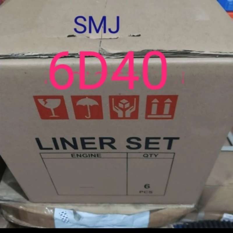 Promo LINER SETFORING BORING SET MITSUBISHI 6D40 MERK IZUMI.1 SET/6 PC ...