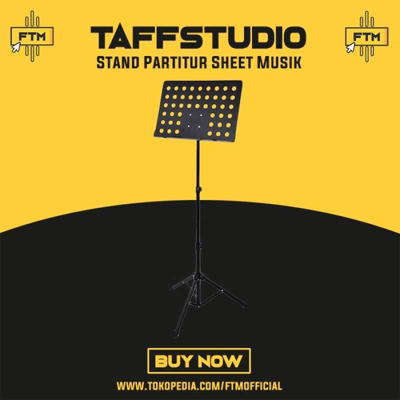 Promo Stand Tiang Partitur Sheet / Buku Musik Diskon 23% di Seller ...