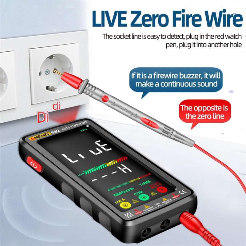 Jual Digital Multimeter Electric meter Wide Measuring Multi Tester ...