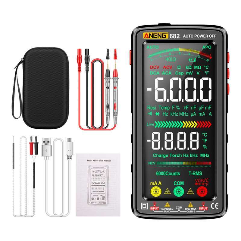 Jual Digital Multimeter Electric meter Wide Measuring Multi Tester ...