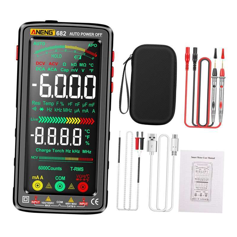 Jual Digital Multimeter Electric meter Wide Measuring Multi Tester ...