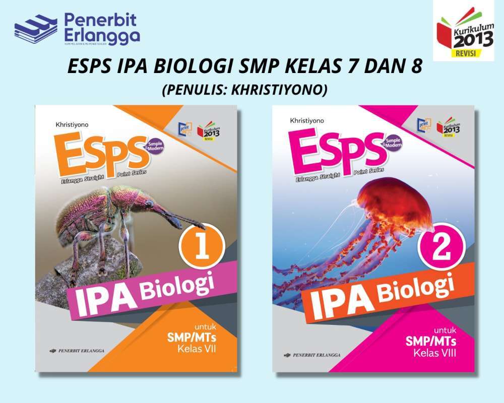 Jual BUKU ESPS IPA BIOLOGI KELAS 7,8 ERLANGGA di Seller Penerbit ...