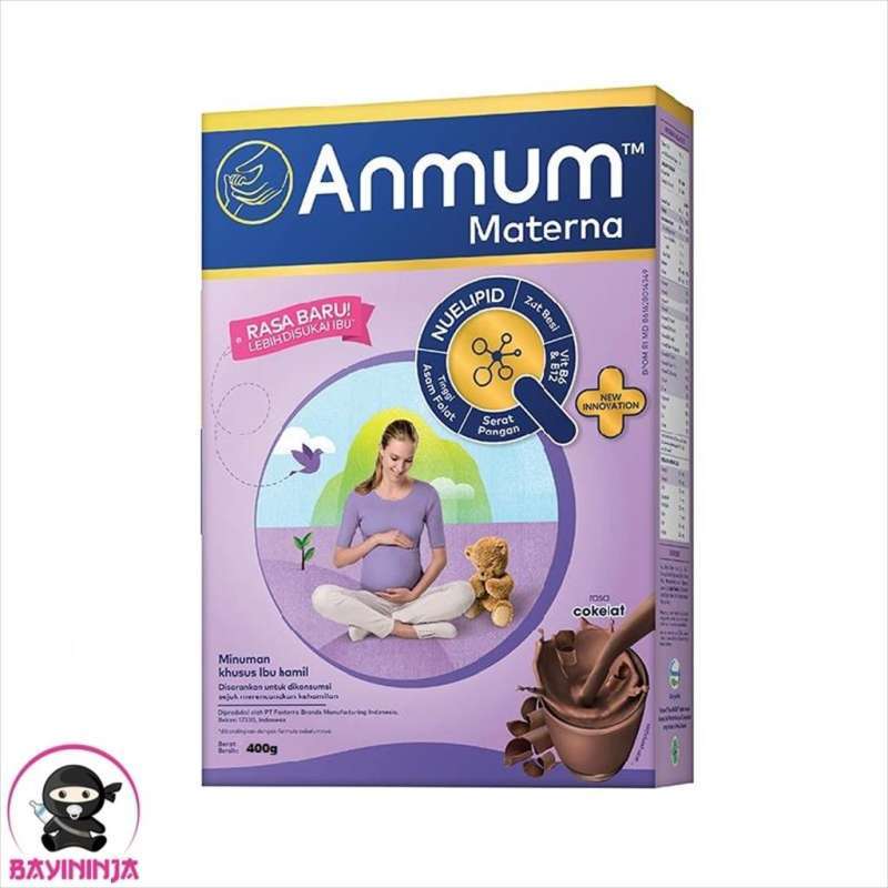 Jual Anmum Materna Susu Ibu Hamil Cokelat Box 400 G Di Seller Bayininja ...
