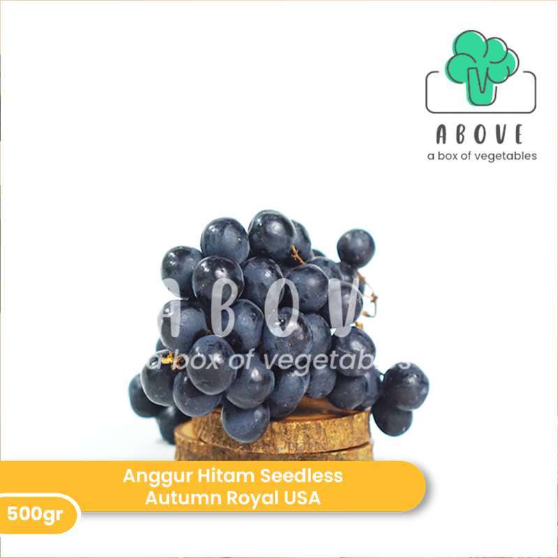 Jual Buah ABOVE (A Box of Vegetables) Anggur Hitam Seedless Autumn ...