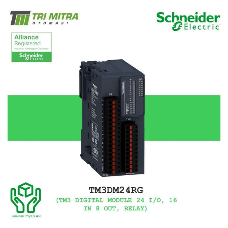 Promo TM3DM24RG, SCHNEIDER TM3 DIGITAL MODULE 24 I/O, 16 IN 8 OUT ...