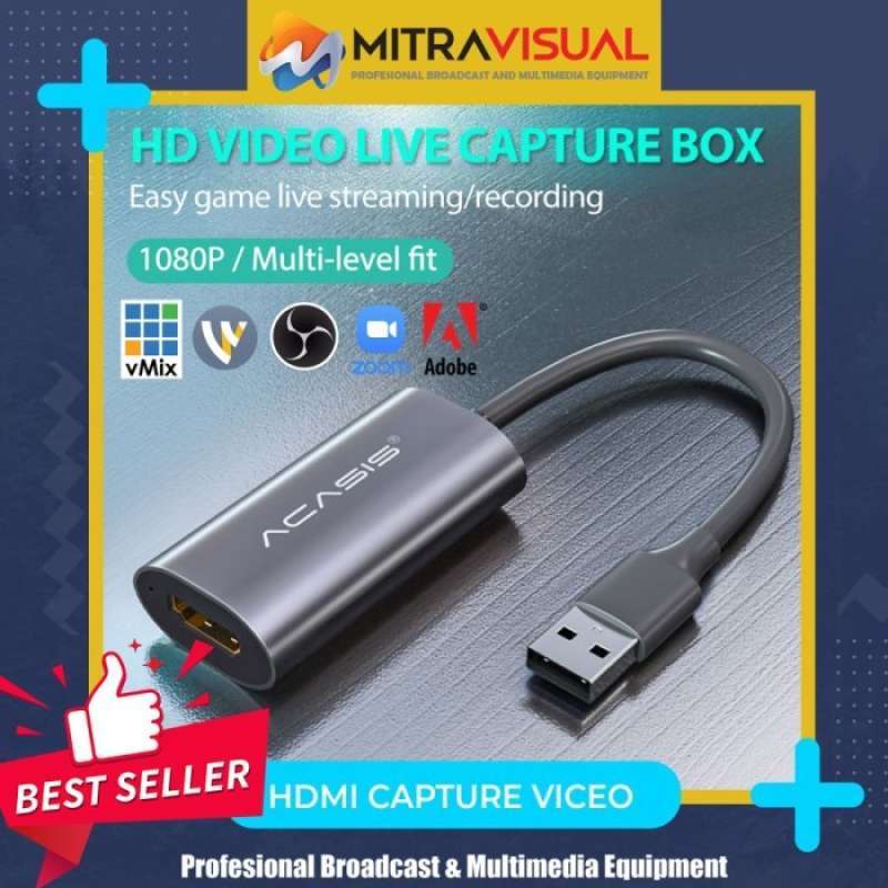 Promo Acasis Hdmi Video Capture Support Vmix,Zoom,Wirecast,Skype,Obs ...