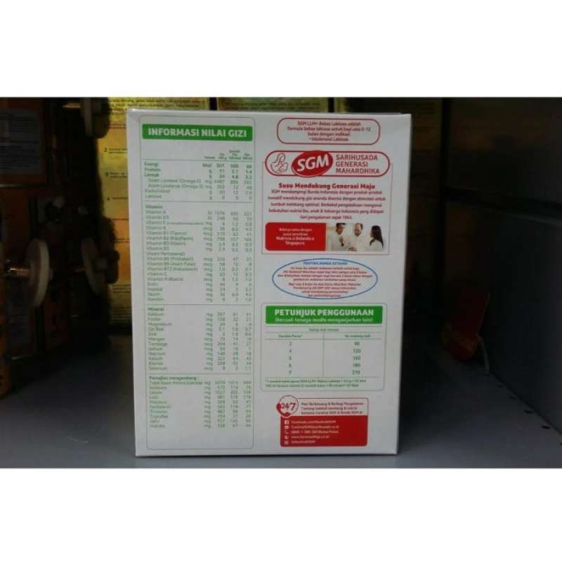Jual Baru! Susu Sgm Llm Bebas Laktosa Bebas Lactosa 400 Gr | Sgm ...