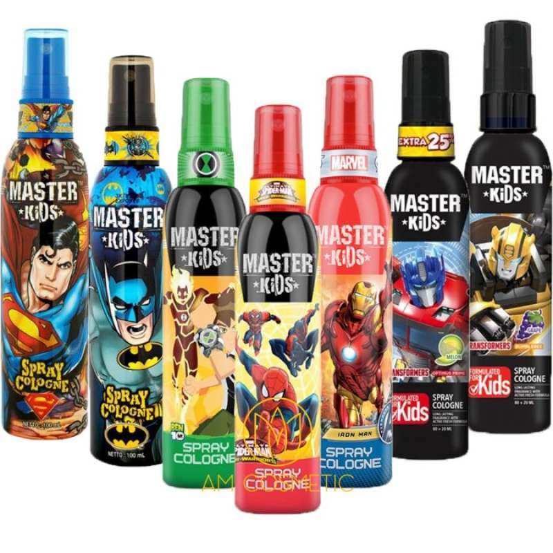 Jual Master Kids Spray Cologne Anak Laki Parfum Anak Cowok Aroma Buah ...