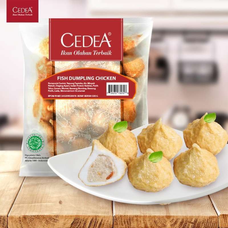 Promo CEDEA FISH DUMPLING CHICKEN 500GR - MAKANAN OLAHAN IKAN FROZEN ...