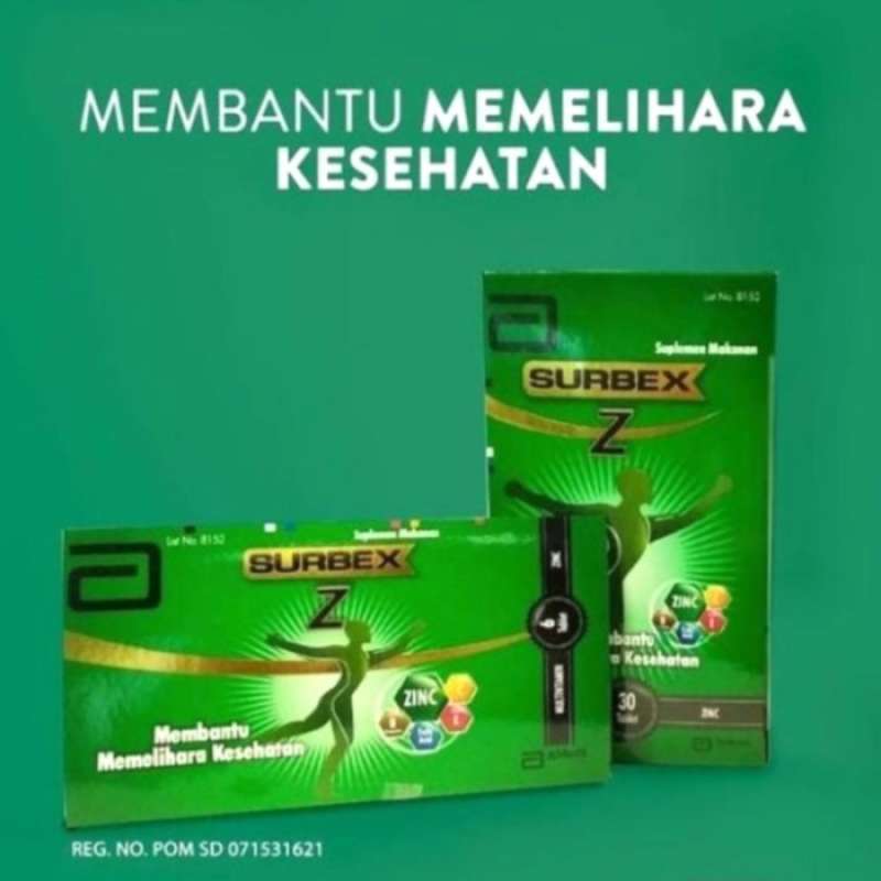 Jual SURBEX Z BOX ISI 30 TABLET // SURBEX-Z ISI 30 TABLET di Seller Nur ...
