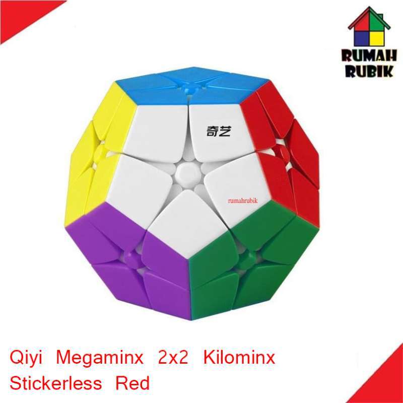 Jual Rubik Megaminx 2x2 QIYI Kilominx Stickerless Red / QYMGX22SR di ...