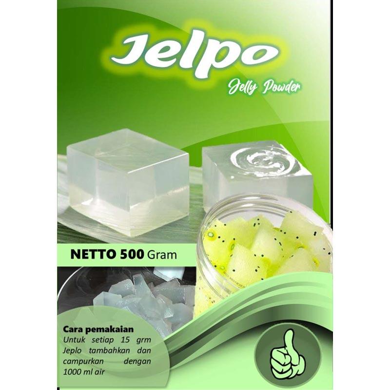 Jual Jellpo pure jelly powder 500 gram toping jelly original Kedai ...