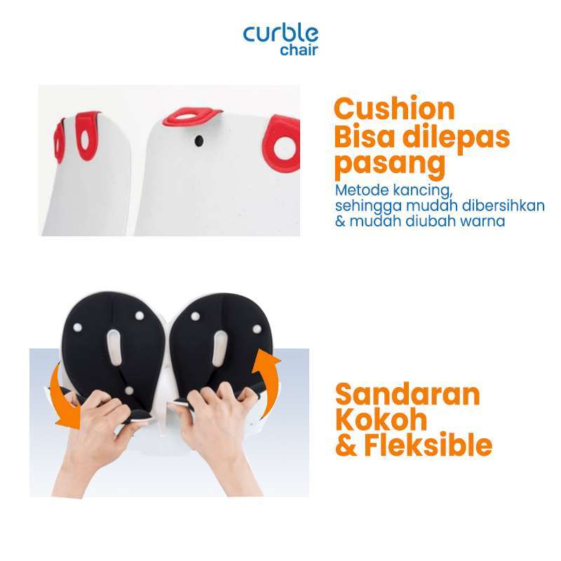 Promo Curble Posture Chair Grand - Grey Diskon 20% Di Seller Curble ...