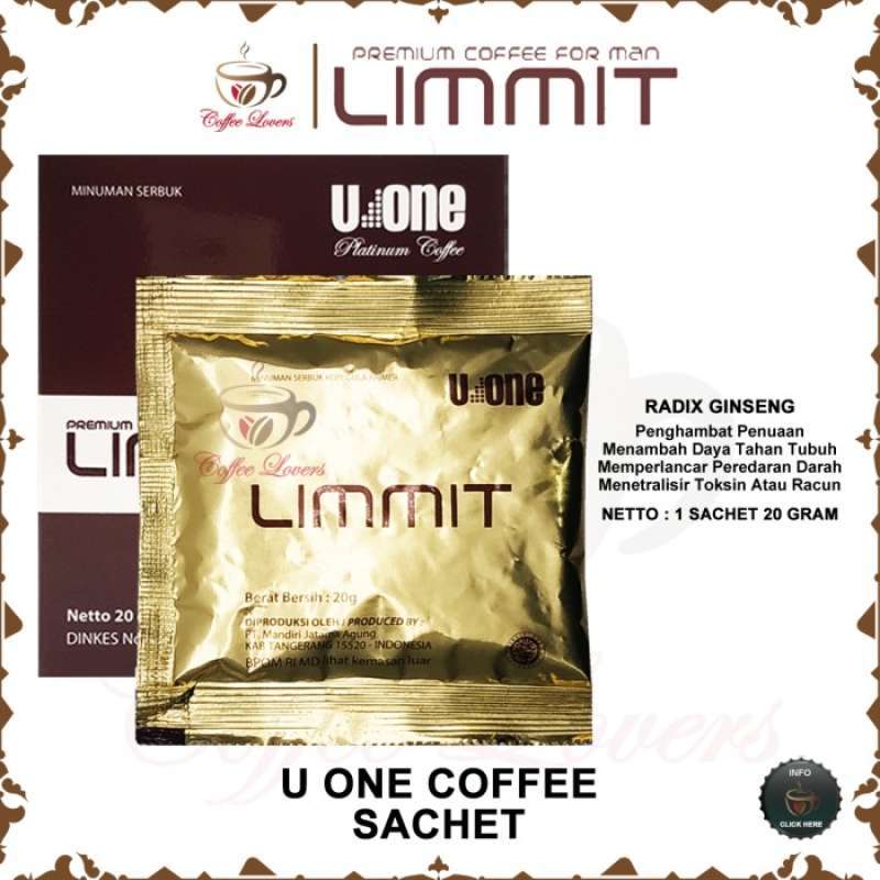 Promo Limmit U One 10 Sachet (box) - Kopi Stamina Pria - Ayup Diskon 50 ...