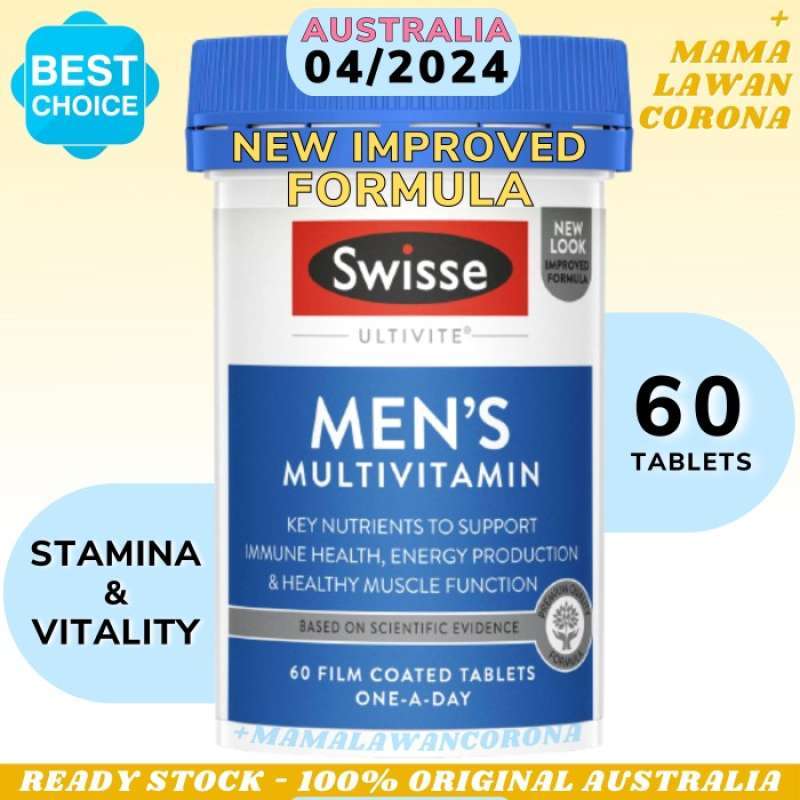 Promo Swisse Men's Ultivite Multivitamin 60 /120 Tablets Men Multi Vitamin Diskon 33% di Seller ...