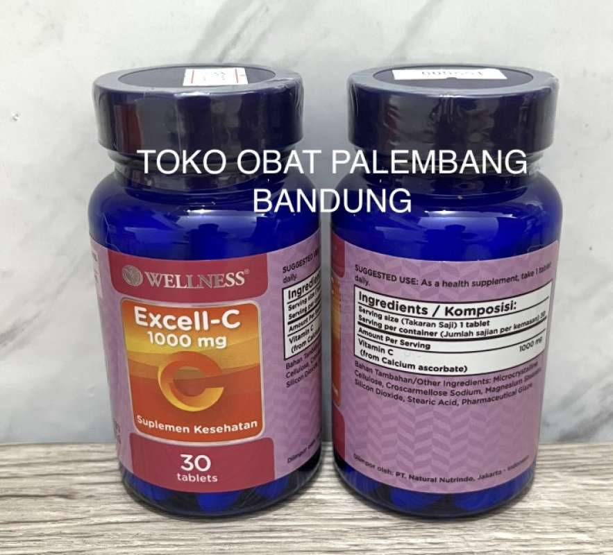 Jual Wellness Excell C 1000mg 30 Tablet Vitamin C 1000 Mg Wellness Vit ...