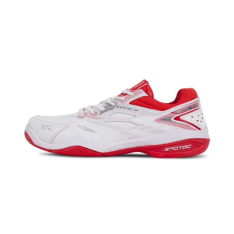Jual Spotec Sepatu Tennis Court Pro Putih - Merah Di Seller Spotec ...