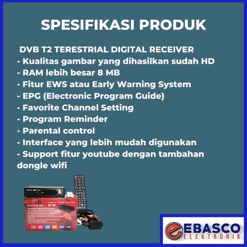 Jual Super HD 168 Set Top Box Receiver Tv Digital SetBox Tv Digital Full HD di Seller Ebasco ...
