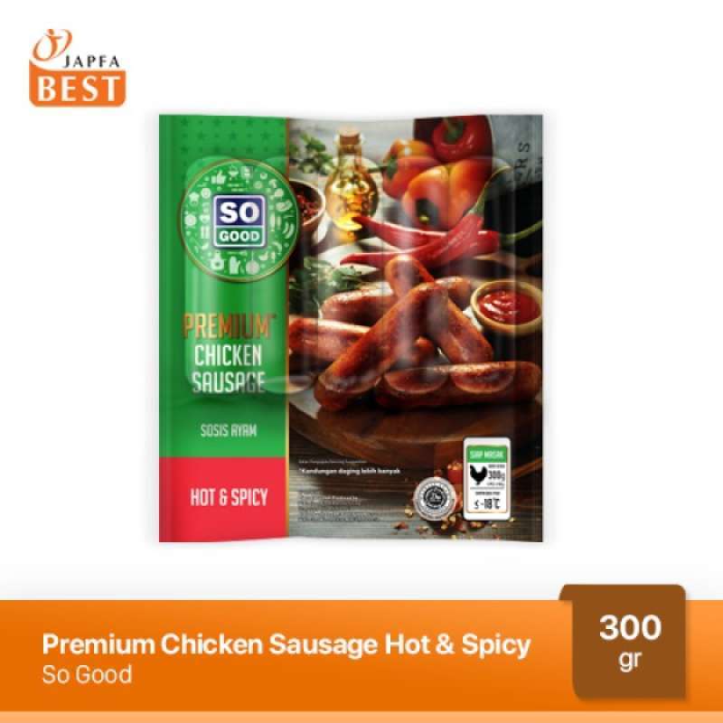 Jual So Good Sosis Premium Hot and Spicy 300 gr di Seller Japfa Best ...