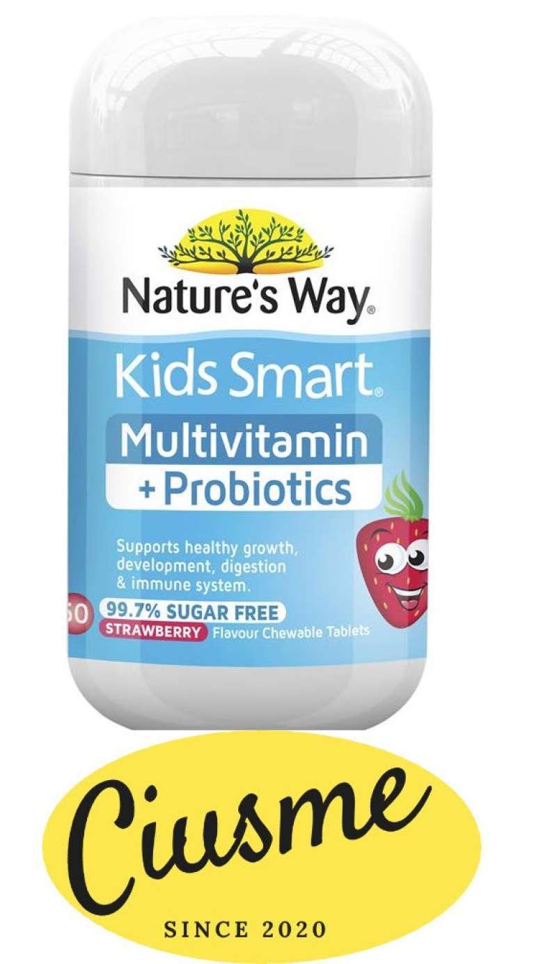 Jual Nature's Way Kids Smart Multi + Probiotics 50 Tablets Tablet ...