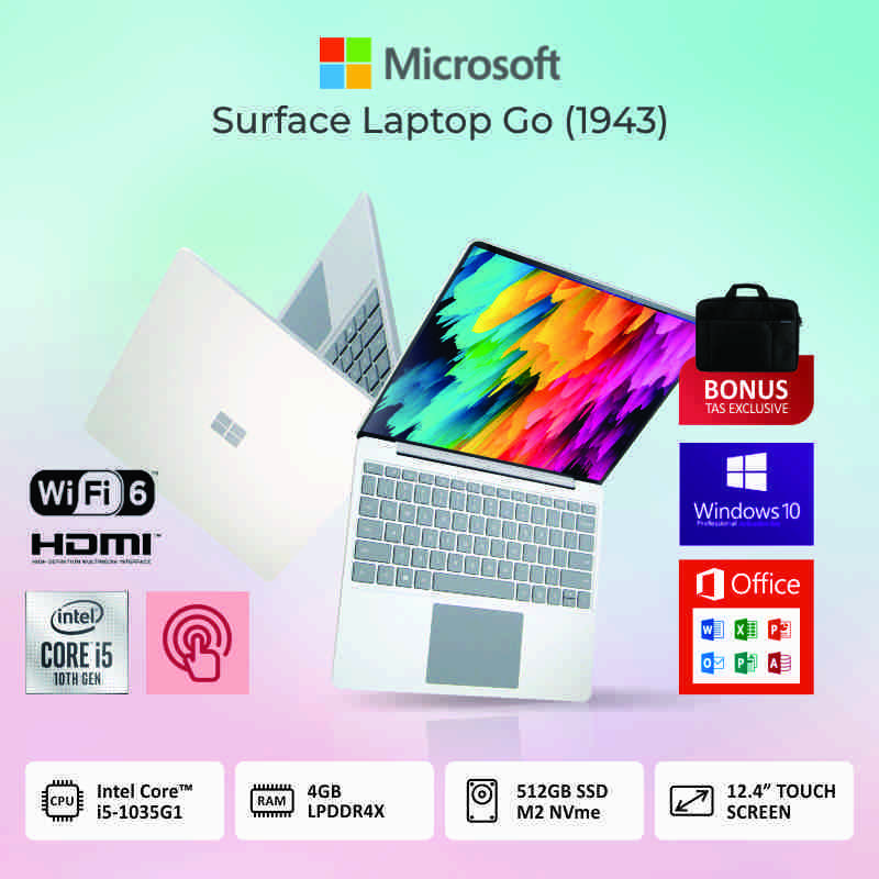 Jual Laptop Gaming Microsoft Surface I5-1035g1 4gb Ssd M2 Nvme 512gb ...