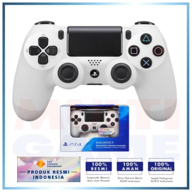 Promo Dualshock 4/Ps4/Pc Light Bar Versi2 Wireless Controller Glacier ...
