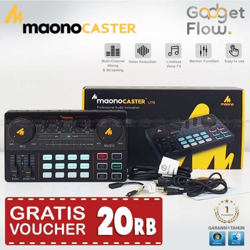 Promo Maonocaster Au-am200 Am200 Soundcard Sound Card Audio Interface ...
