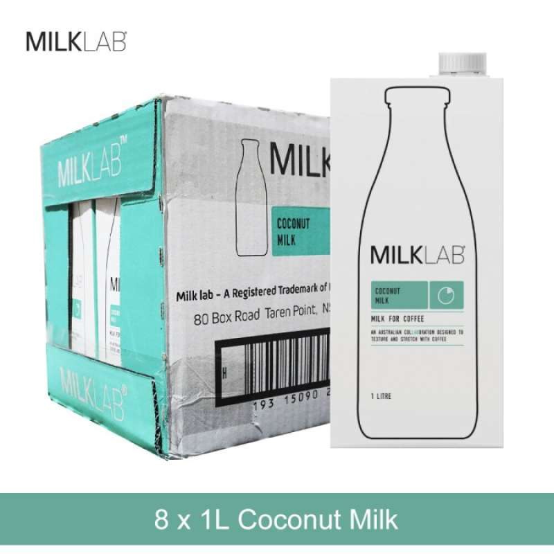 Jual Milklab Coconut Milk 1l (milk For Coffee) 1 Dus 8 Pcs -01 Di ...