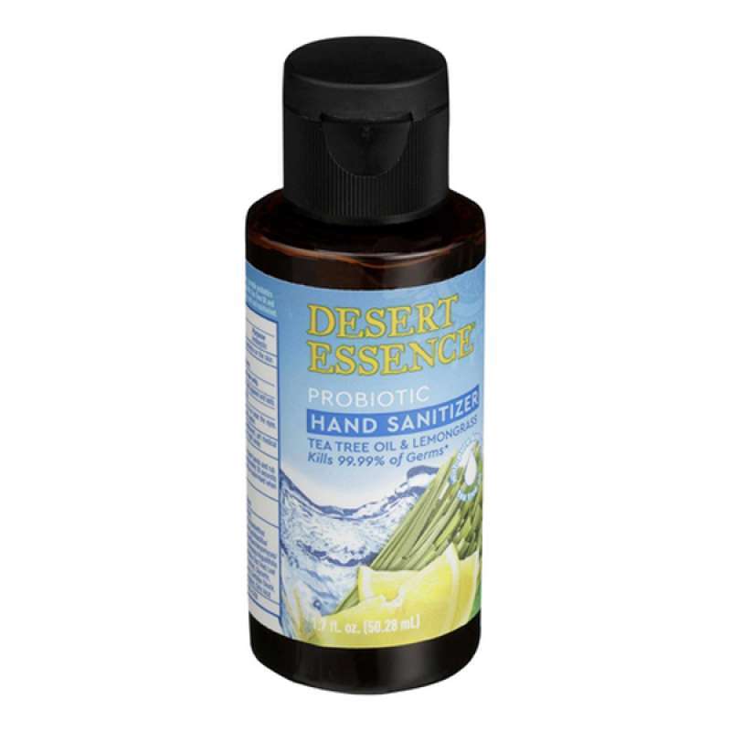 Promo Desert Essence Probiotic Hand Sanitizer Lemongrass, 1.7 Oz Diskon ...
