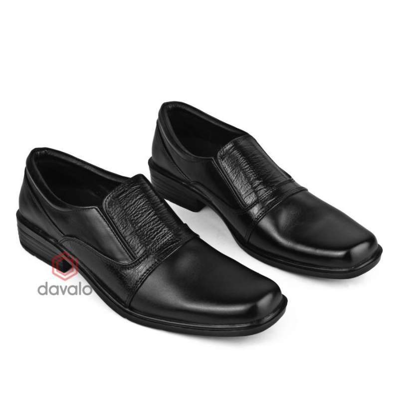 Jual Sepatu Pantofel Pria Formal Kerja Kantor Pesta Kulit Sapi Asli Hitam Di Seller Sepatu Kulit ...