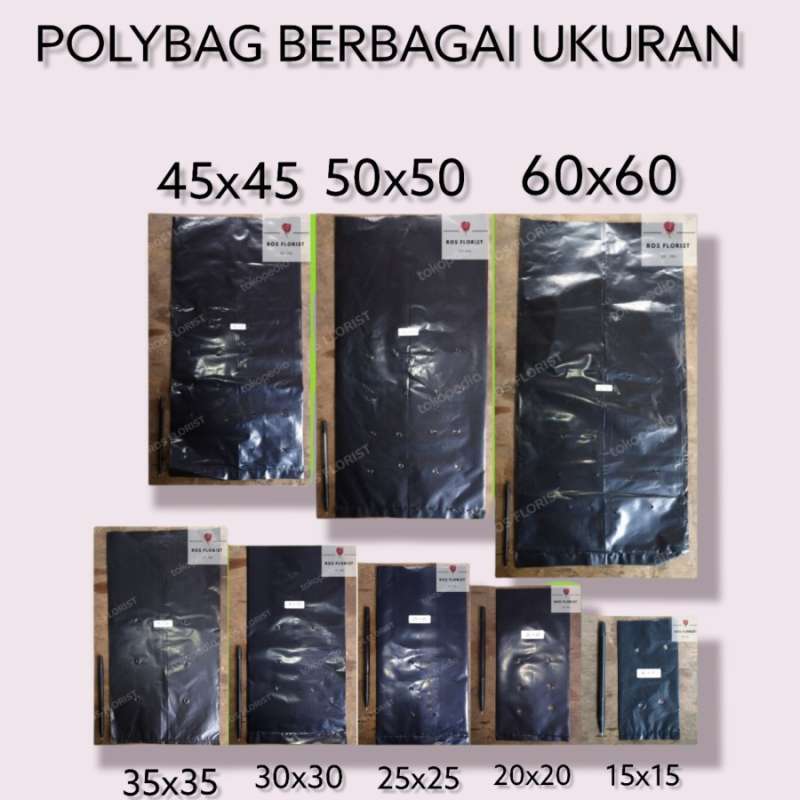 Jual Plastik Polybag Polibag Polibek Tanaman Ecer Satuan di Seller Ros ...