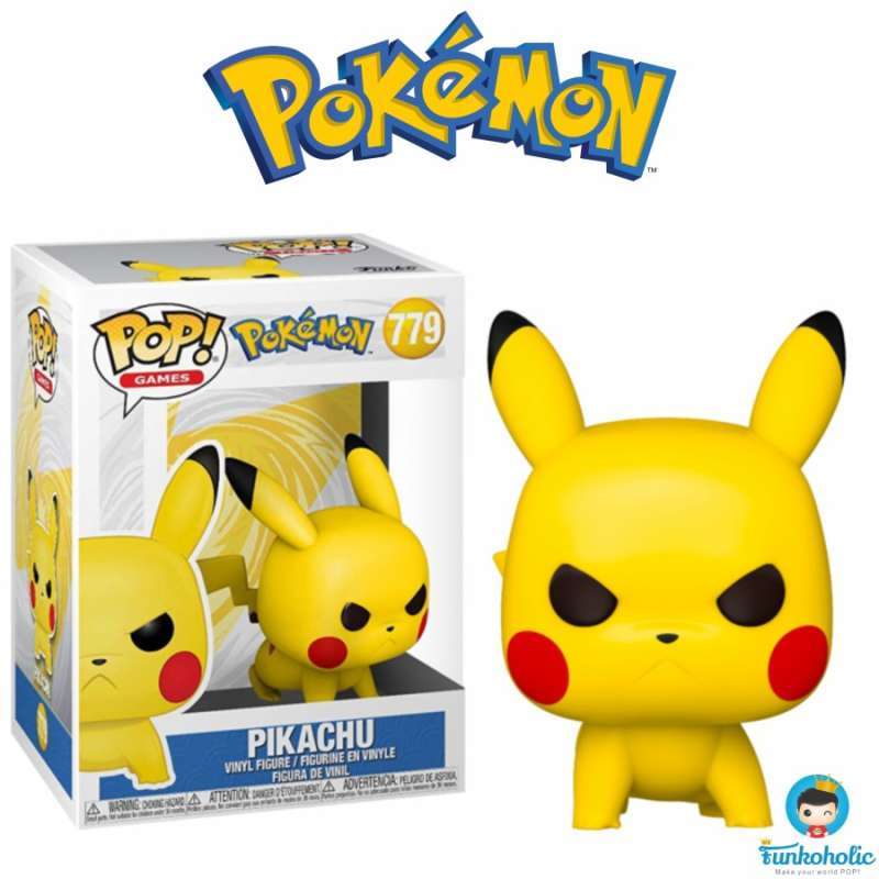 Jual Funko Pop! Games Pokemon - Angry Pikachu (crouching) #779 Di ...
