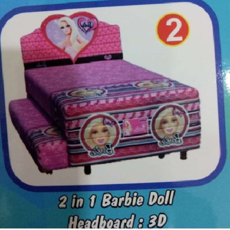 Promo Big Dream Spring Bed 2 In 1 Karakter Barbie 100 Full Set Diskon ...