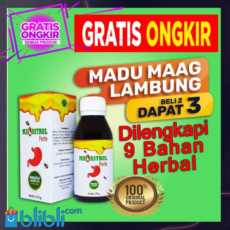 Promo Madu Herbal Magastrol Forte Obat Lambung Dan Maag Asam Lambung ...