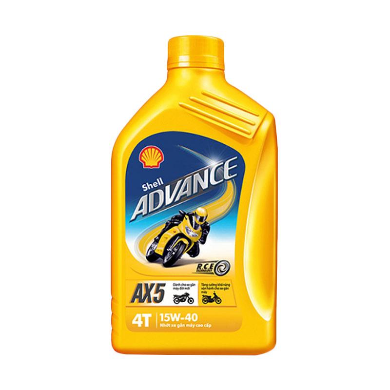 Jual Shell Advance 4T AX5 SAE 15W/40 Oli Pelumas [1 L] di Seller eka ...