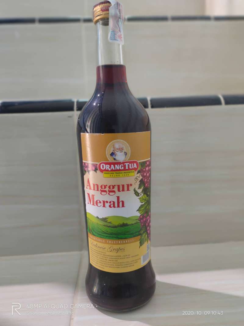 Jual Orang Tua Anggur Merah Gold 620ml di Seller efm shop - Poris Gaga Baru, Kota Tangerang | Blibli
