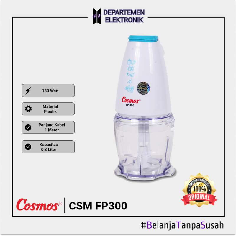 Jual COSMOS Food Processor FP300 / Pelumat / Chopper FP 300 di Seller Departemen Elektronik ...