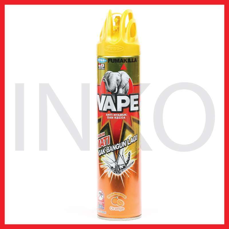 Jual VAPE Aerosol Orange Obat Nyamuk Semprot [600 mL] di Seller Warung ...
