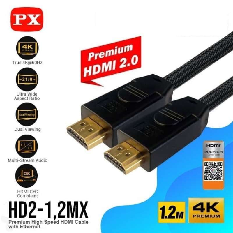 Jual Kabel Hdmi 4k Cable Px Hd2-1,2mx Dss Di Seller Tmk Shop - Duri ...