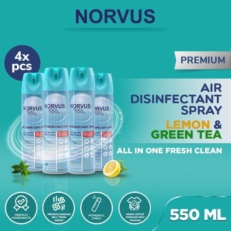 Promo NORVUS Air Disinfectant Spray Aerosol / Disinfektan Spray ...
