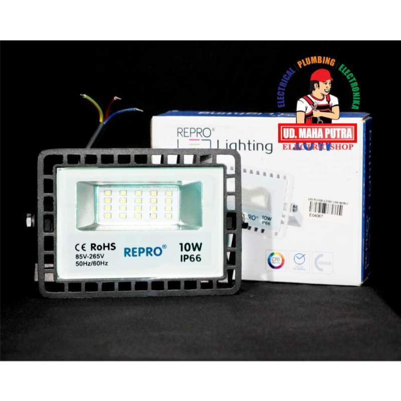 Jual LAMPU LED FLOOD LIGHT 10 WATT REPRO, LAMPU SOROT di Seller Toko ...