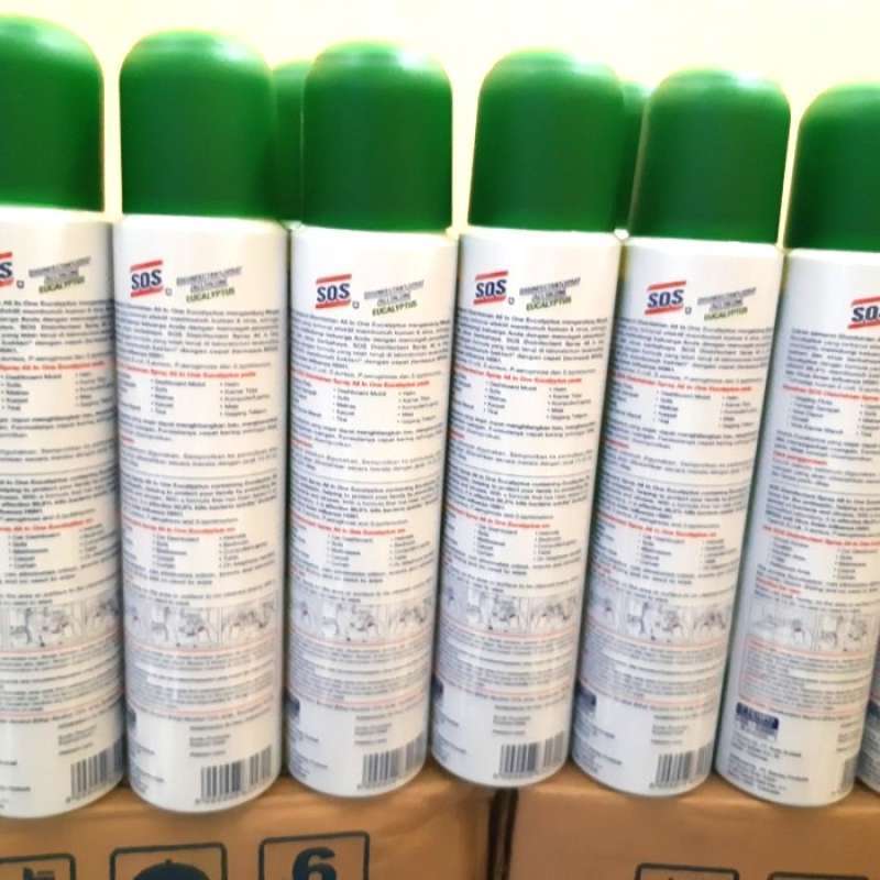 Jual SOS Disinfectant Spray All in One Eucalyptus [250 mL] di Seller ...